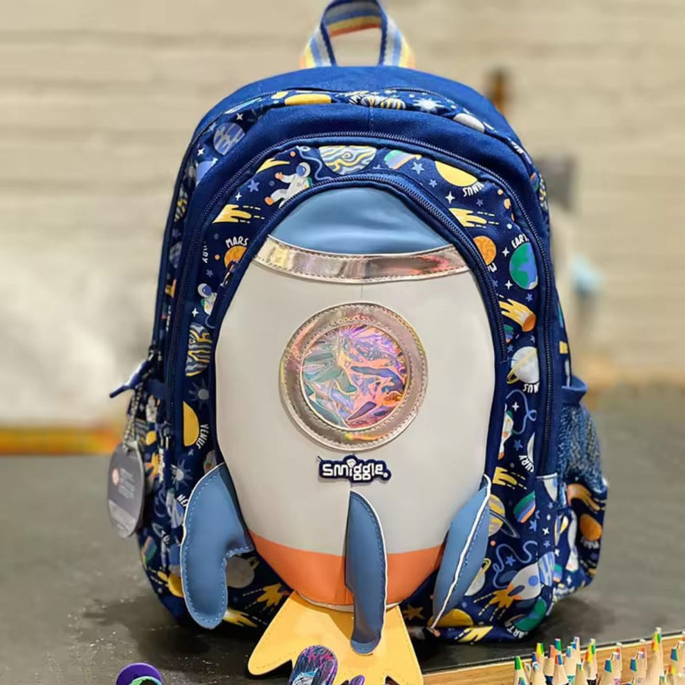Smiggle Blue Space backpack – Twinklestarkidsworld