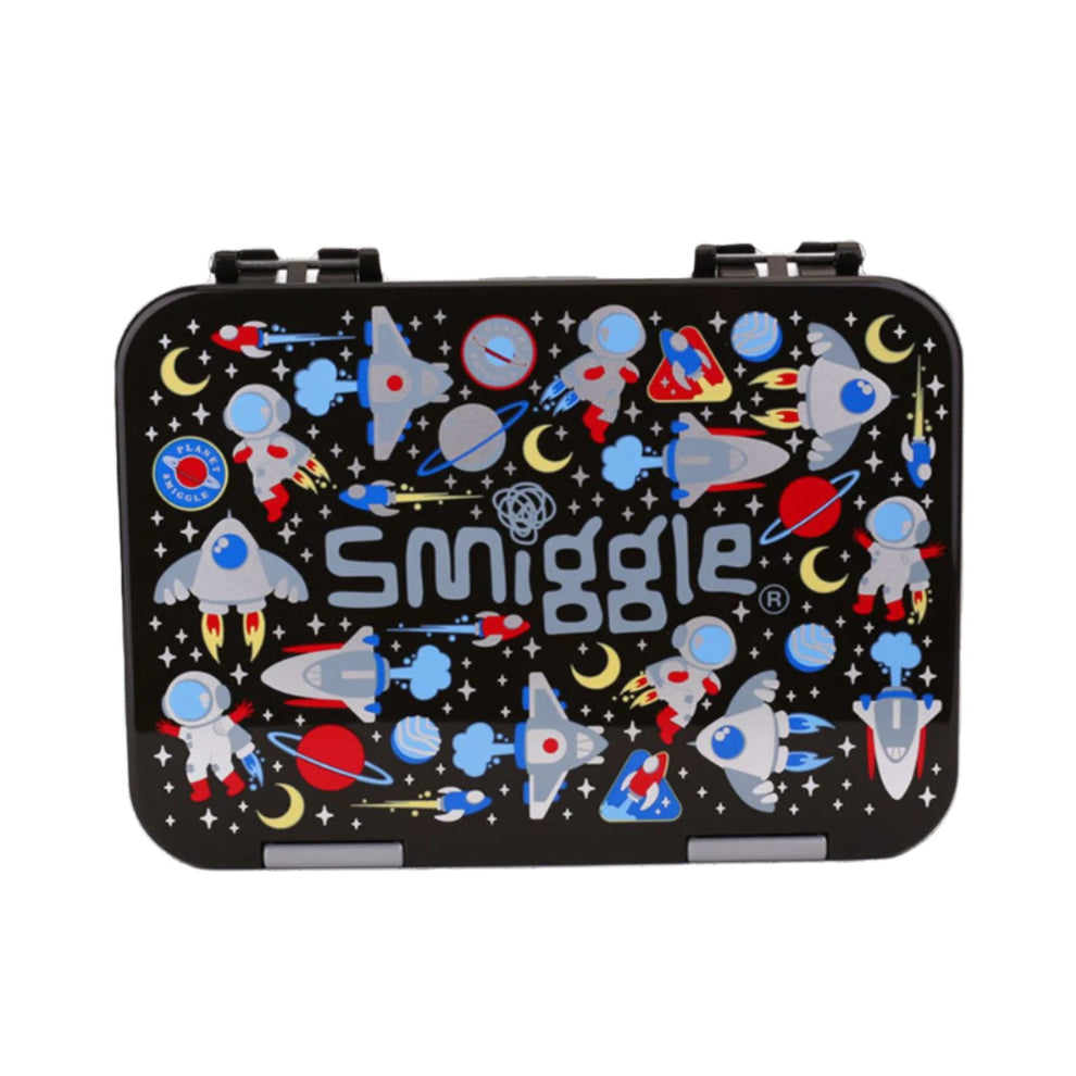 Smiggle Black Space Bento Lunch Box – Twinklestarkidsworld