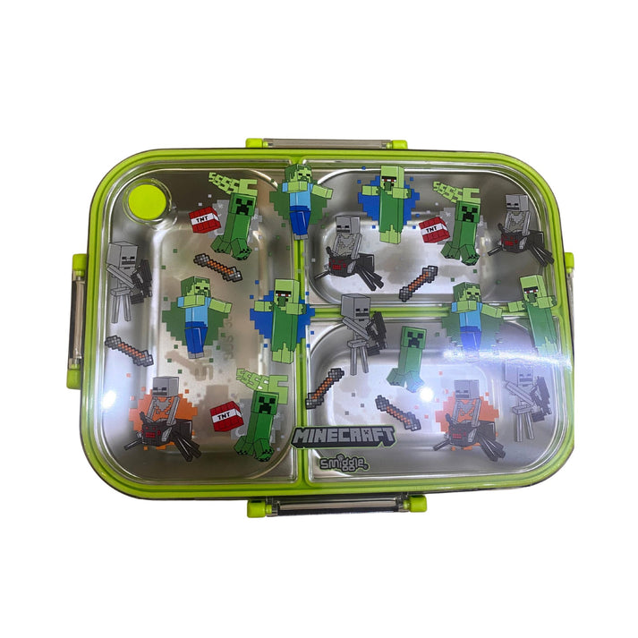 Minecraft Steel Bento Lunch Box – Twinklestarkidsworld